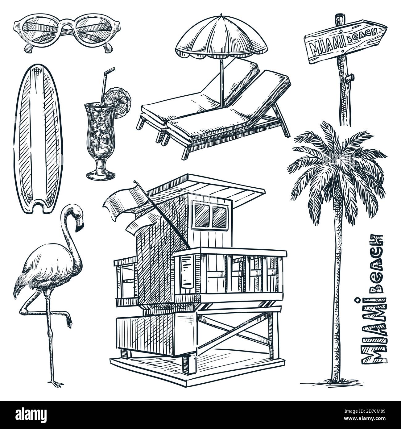 Landmark icons vector Stock Vector Images - Alamy