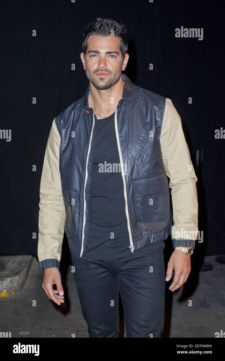 Jesse Metcalfe on the front row at the Oliver Spencer fashion show ...