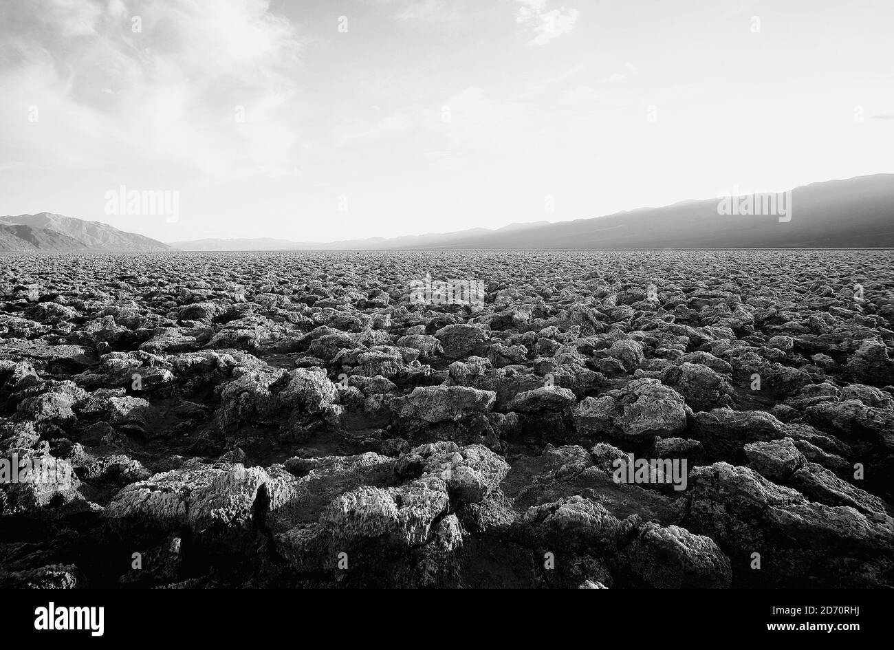 Devils Golf Course in the Death Valley, California, United States of ...