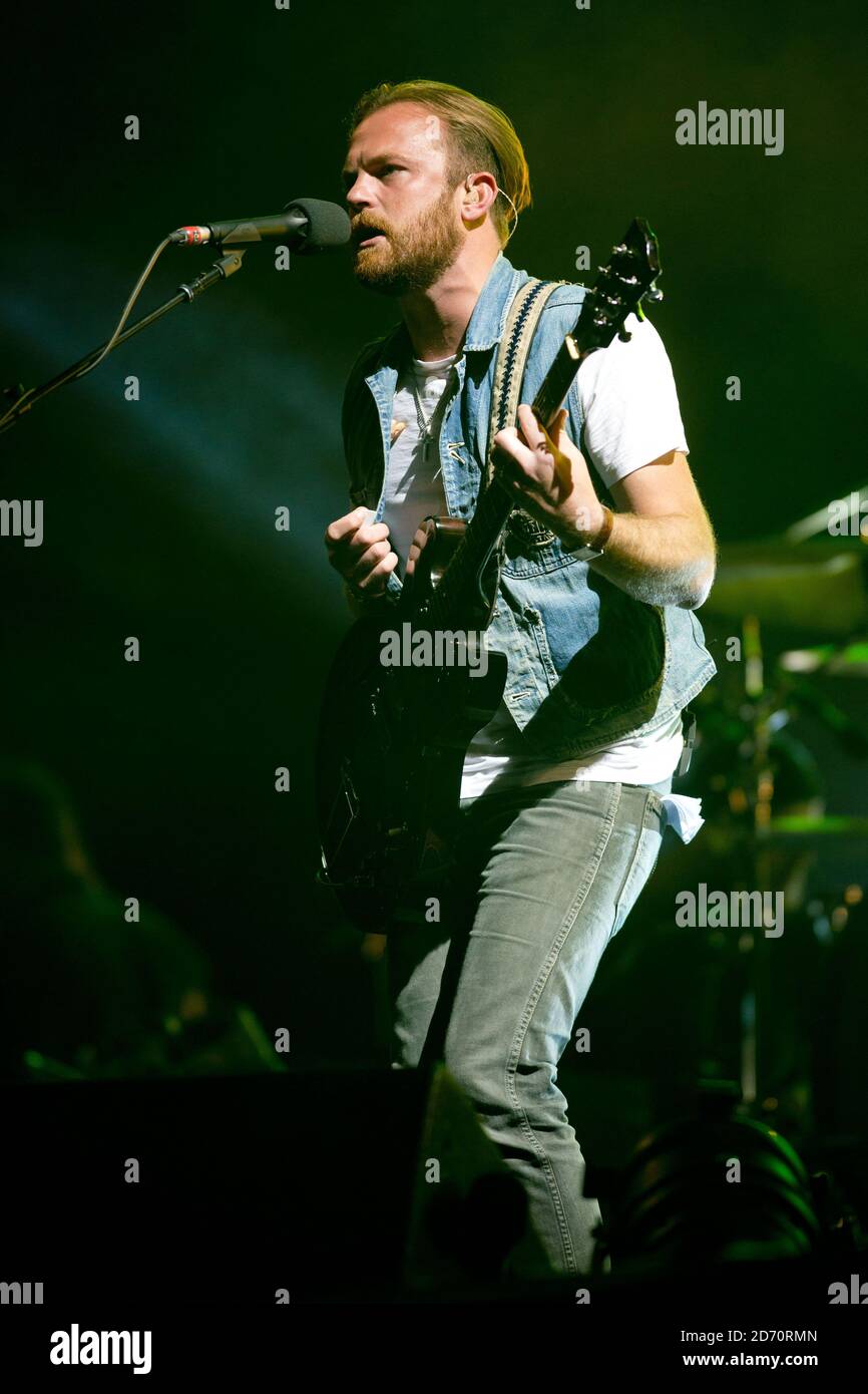 EDITORIAL USE ONLY Anthony Caleb Followill of Kings of Leon performing ...