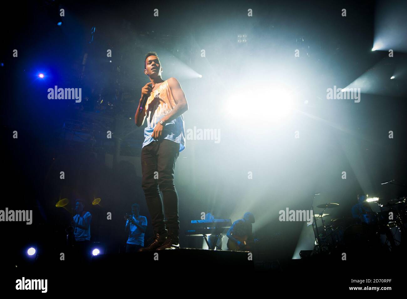 Harley Alexander-Sule of Rizzle Kicks performing at the Roundhouse in ...