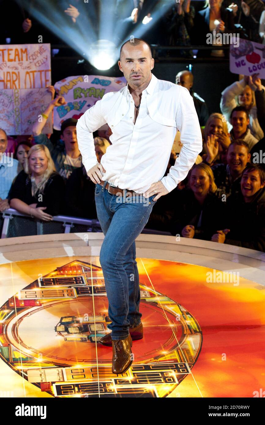 Louie Spence being evicted from the Celebrity Big Brother house, at ...