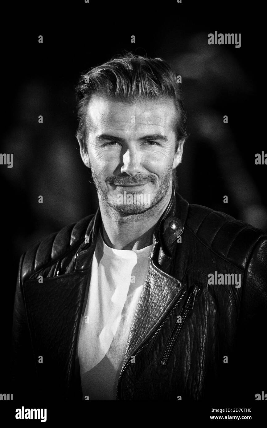 David Beckham Soccer Black And White