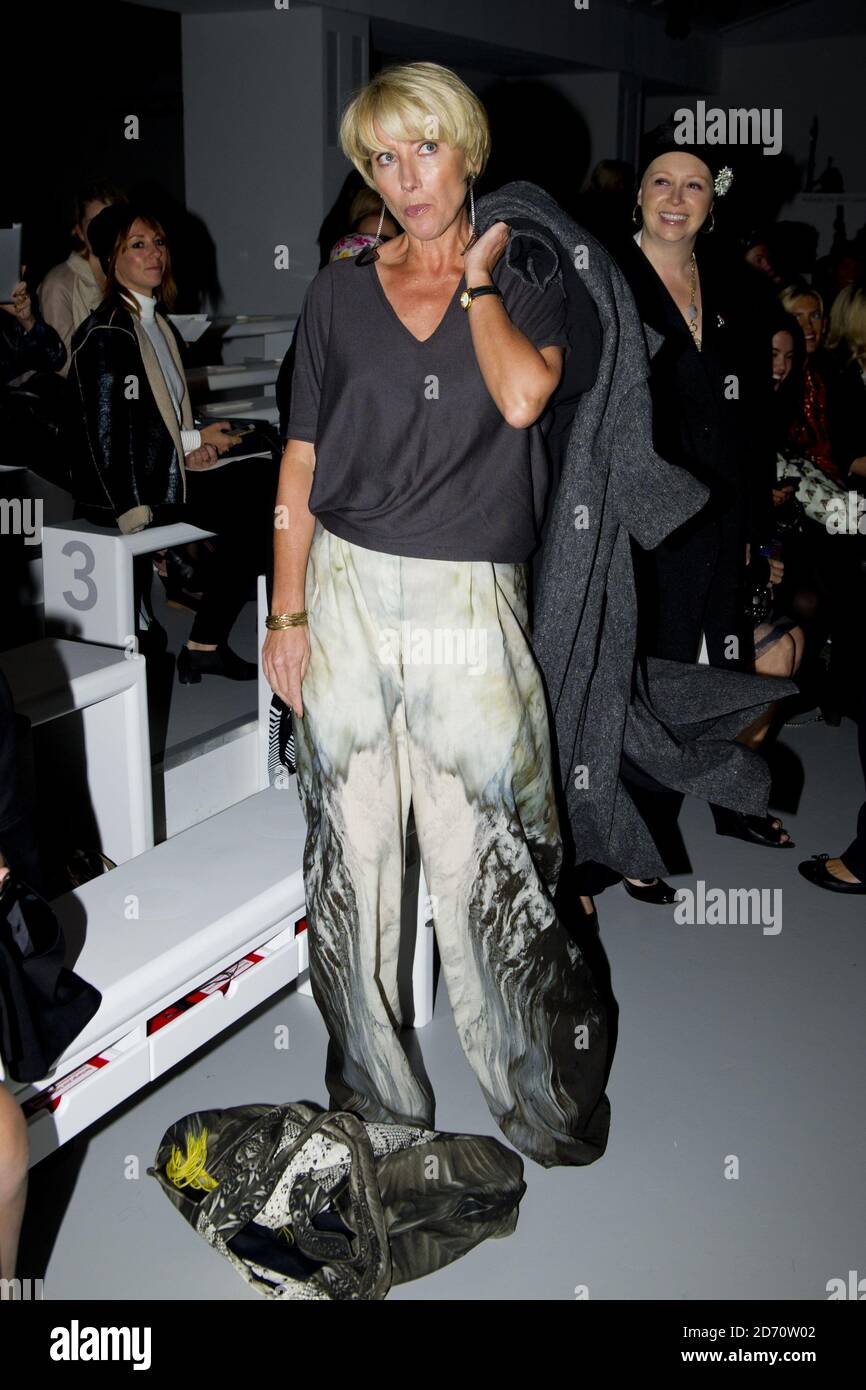 Helen Thompson on the front row at the Maria Grachvogel fashion show ...