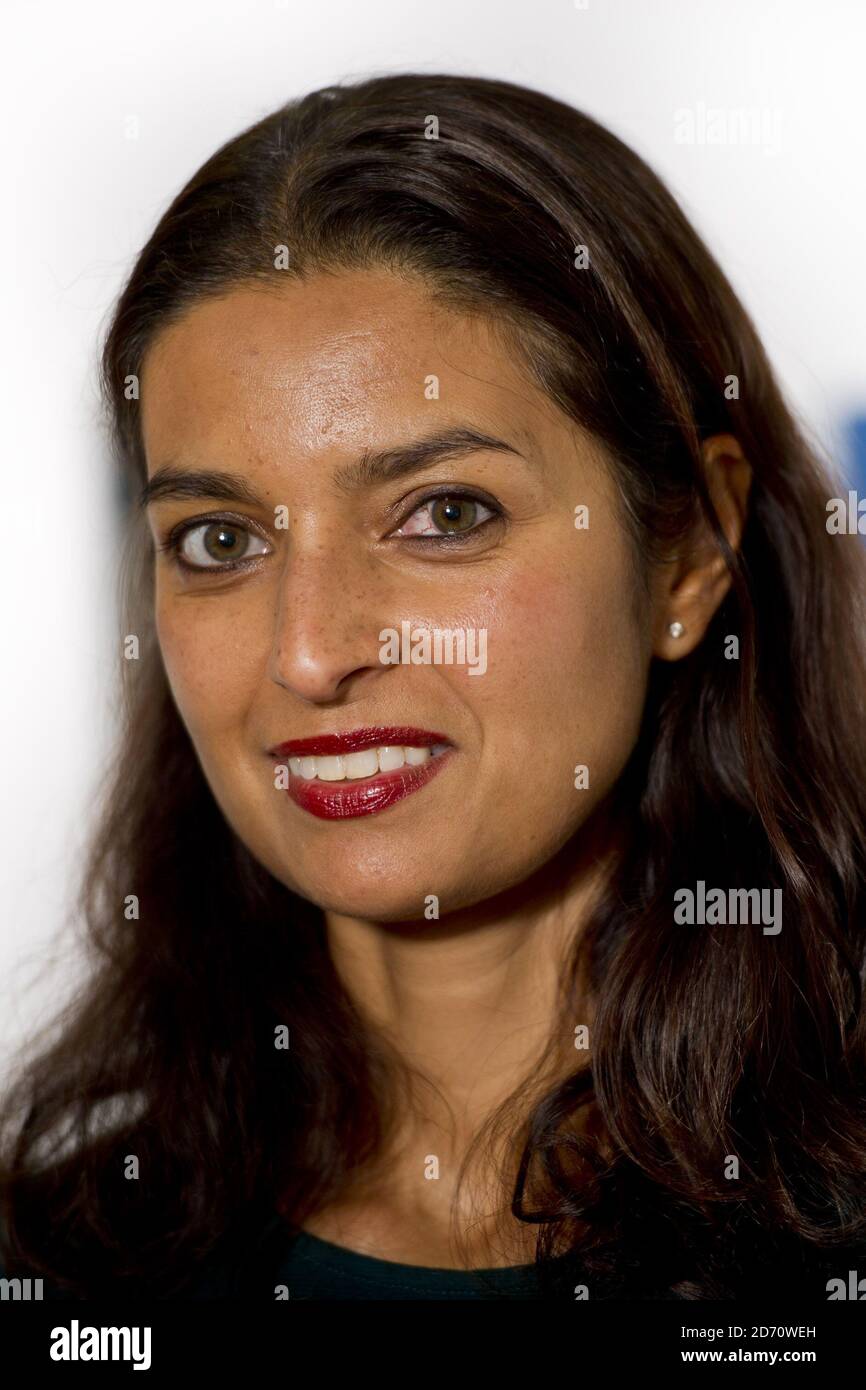 Jhumpa Lahiri pictured at a photocall of shortlisted authors, for the ...