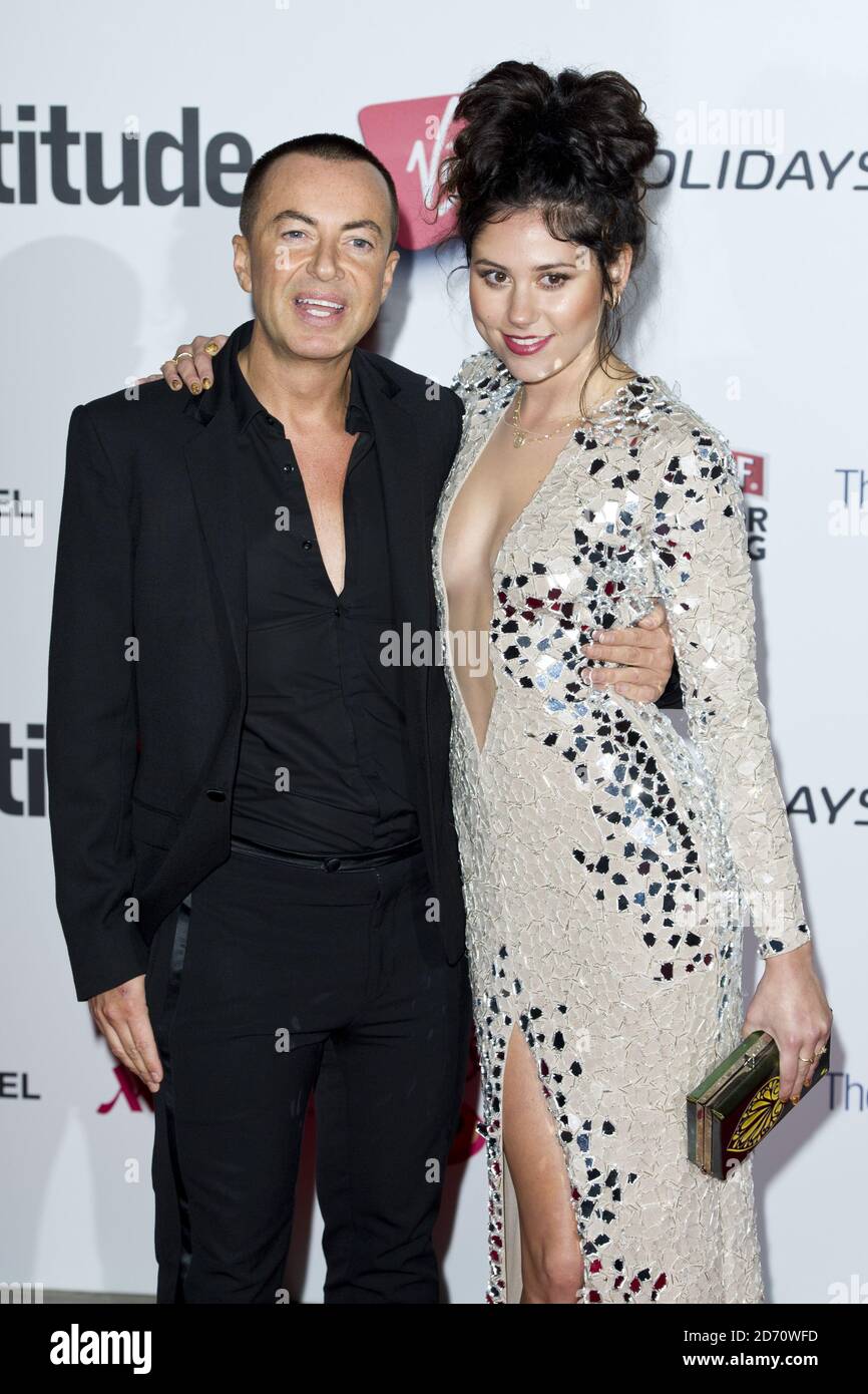 Eliza Doolittle and Julien MacDonald attending the 2013 Attitude Awards ...