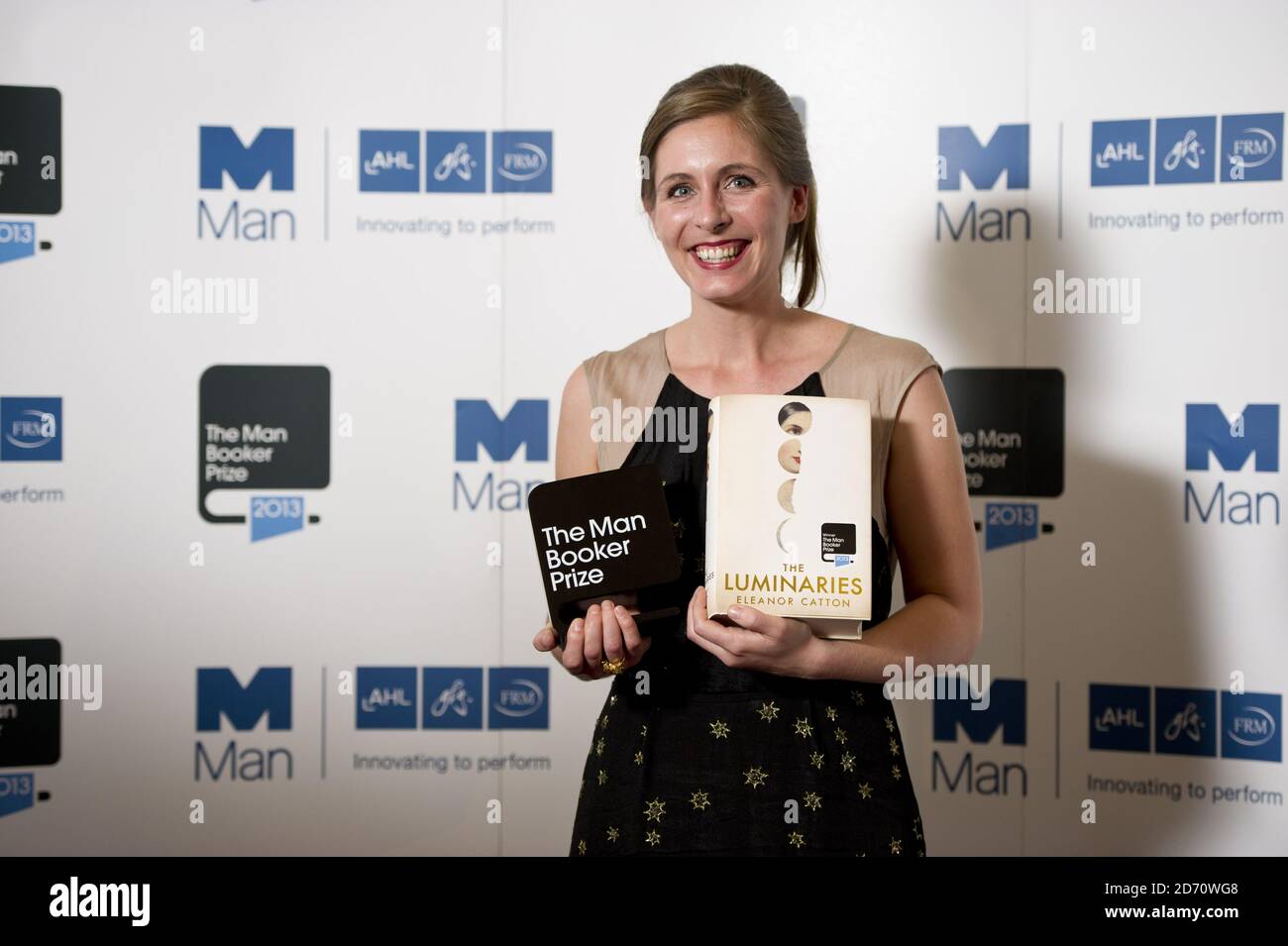 Eleanor Catton pictured after the announcement that she has won the ...