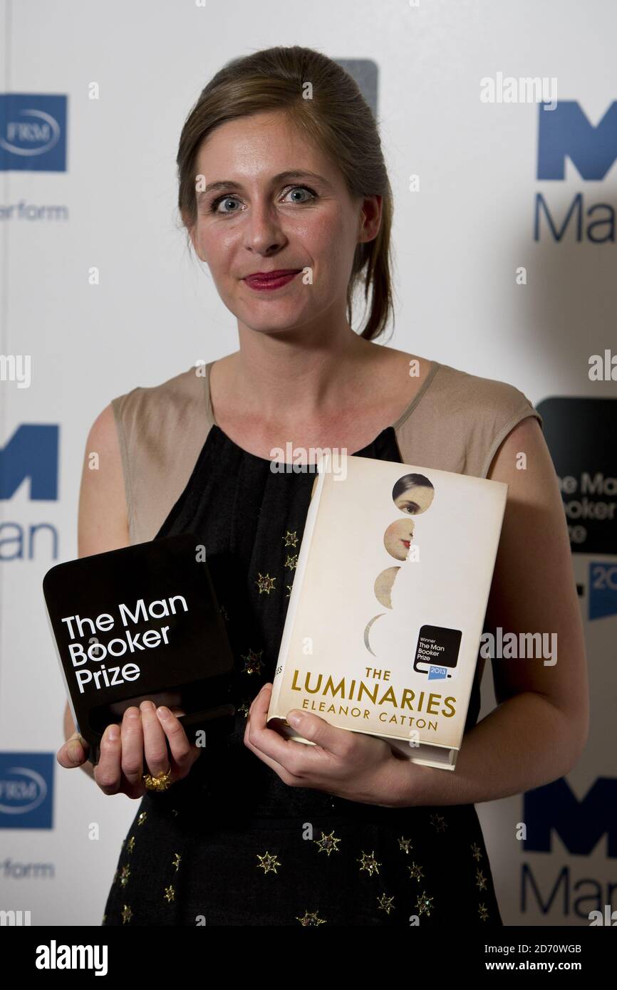 Eleanor Catton pictured after the announcement that she has won the ...