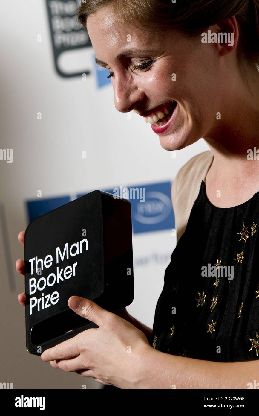 Eleanor Catton pictured after the announcement that she has won the ...