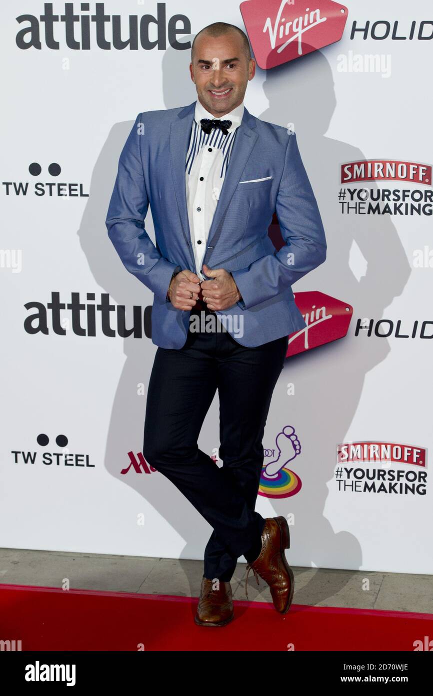 Louis Spence attending the 2013 Attitude Awards, held at the Royal ...