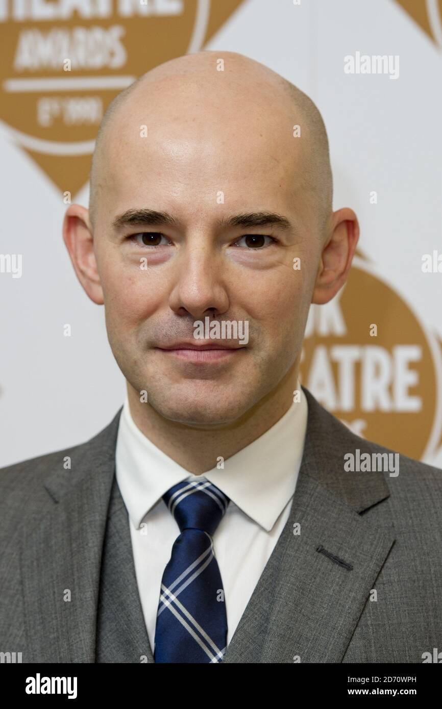Theatre director Daniel Evans pictured at the UK Theatre Awards in ...