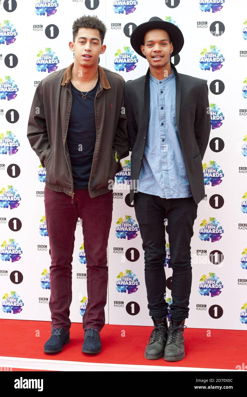 Rizzle Kicks attending the Radio 1 Teen Awards, at Wembley Arena in ...