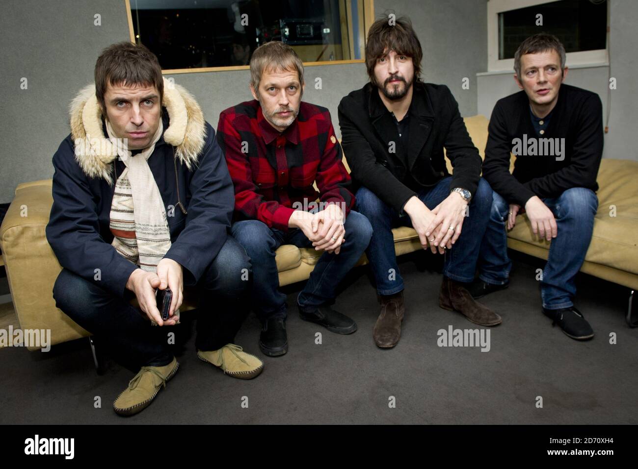 EXCLUSIVE - Beady Eye (L-R Liam Gallagher, Andy Bell, Gem Archer and ...