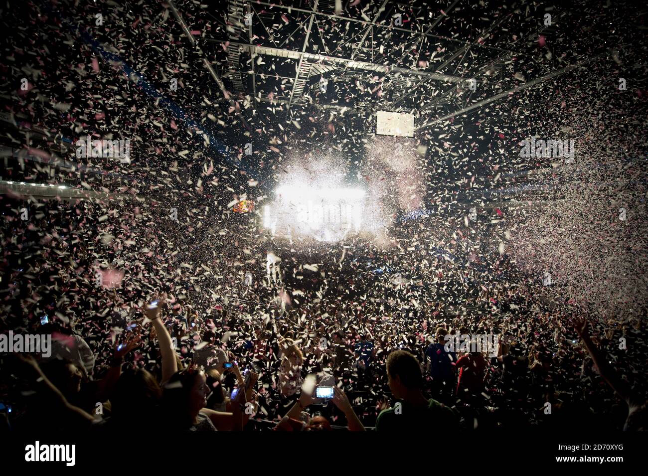 Atmosphere at the Capital FM Jingle Bell Ball, at the O2 Arena in east ...