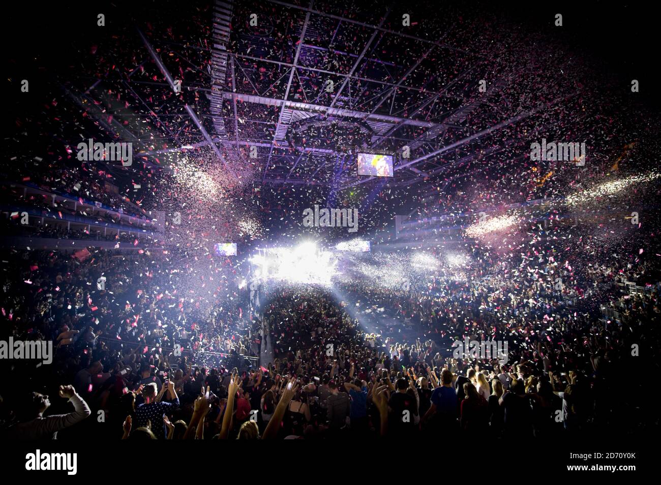Atmosphere at the Capital FM Jingle Bell Ball, at the O2 Arena in east ...