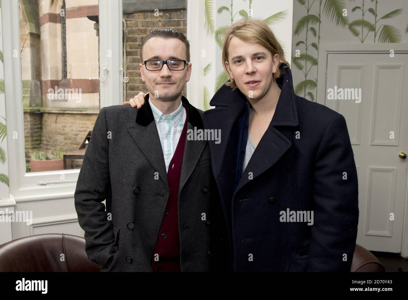 EXCLUSIVE CONTENT. EDITORIAL USE ONLY. Tom Odell is interviewed by Pete ...