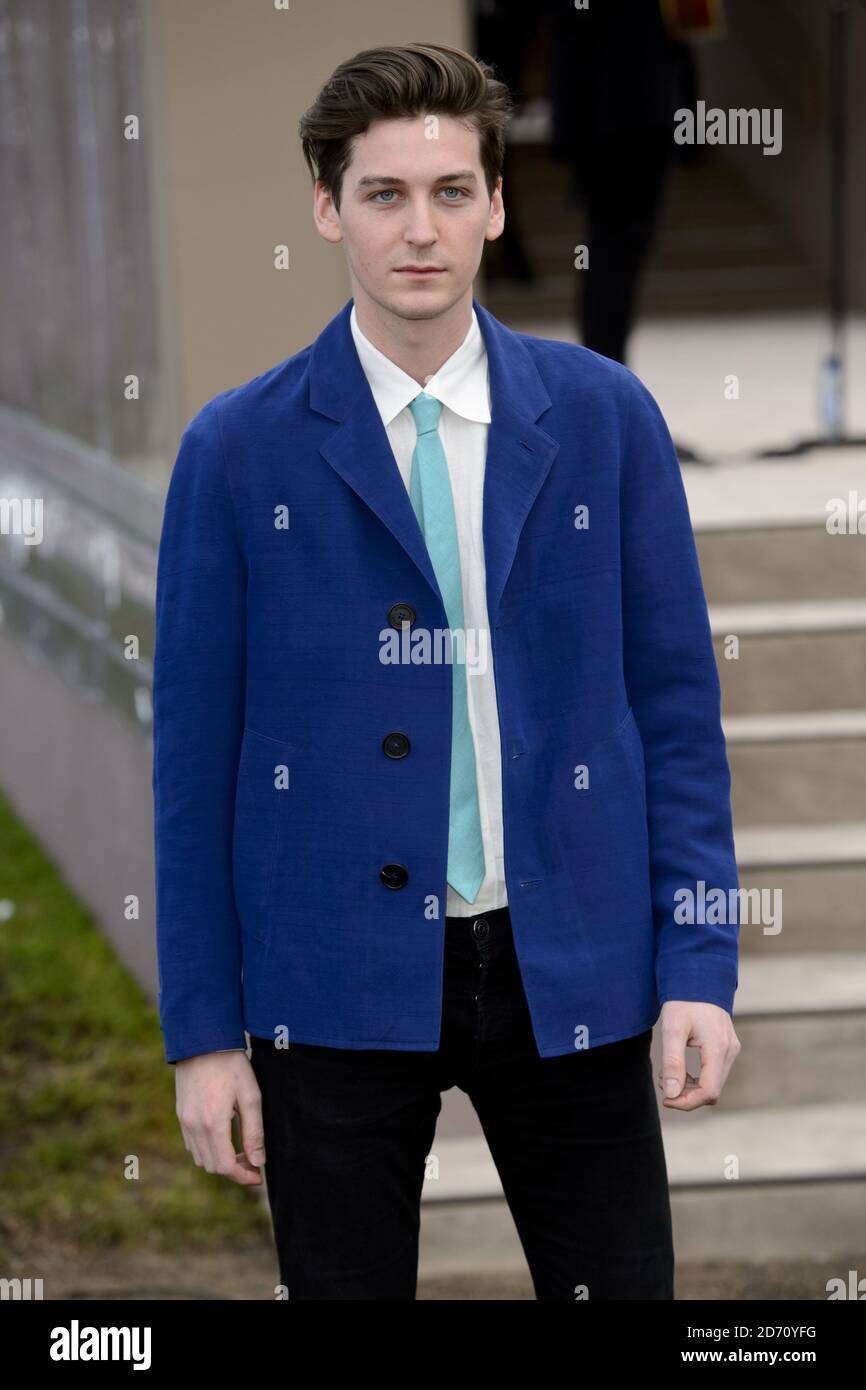 George Craig arriving at the Burberry fashion show, held at Hyde Park ...