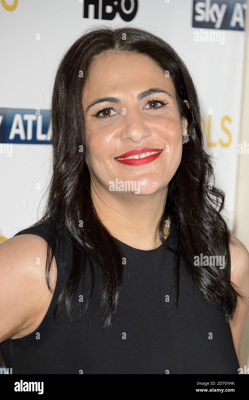 Jenni Konner attending the London premiere of Girls season 3, at the ...