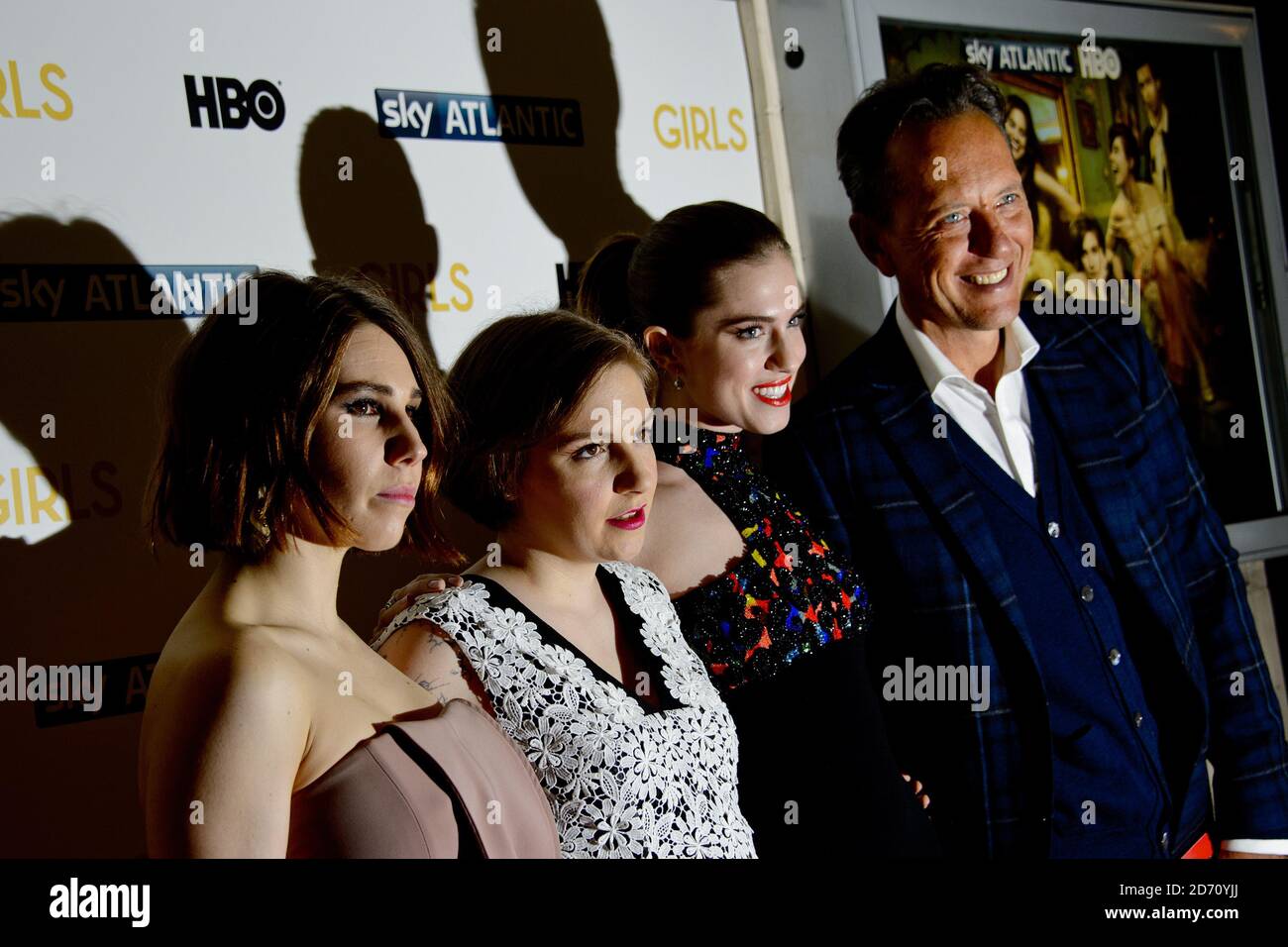 Zosia Mamet, Lena Dunham, Alison Williams and Richard E Grant attending ...