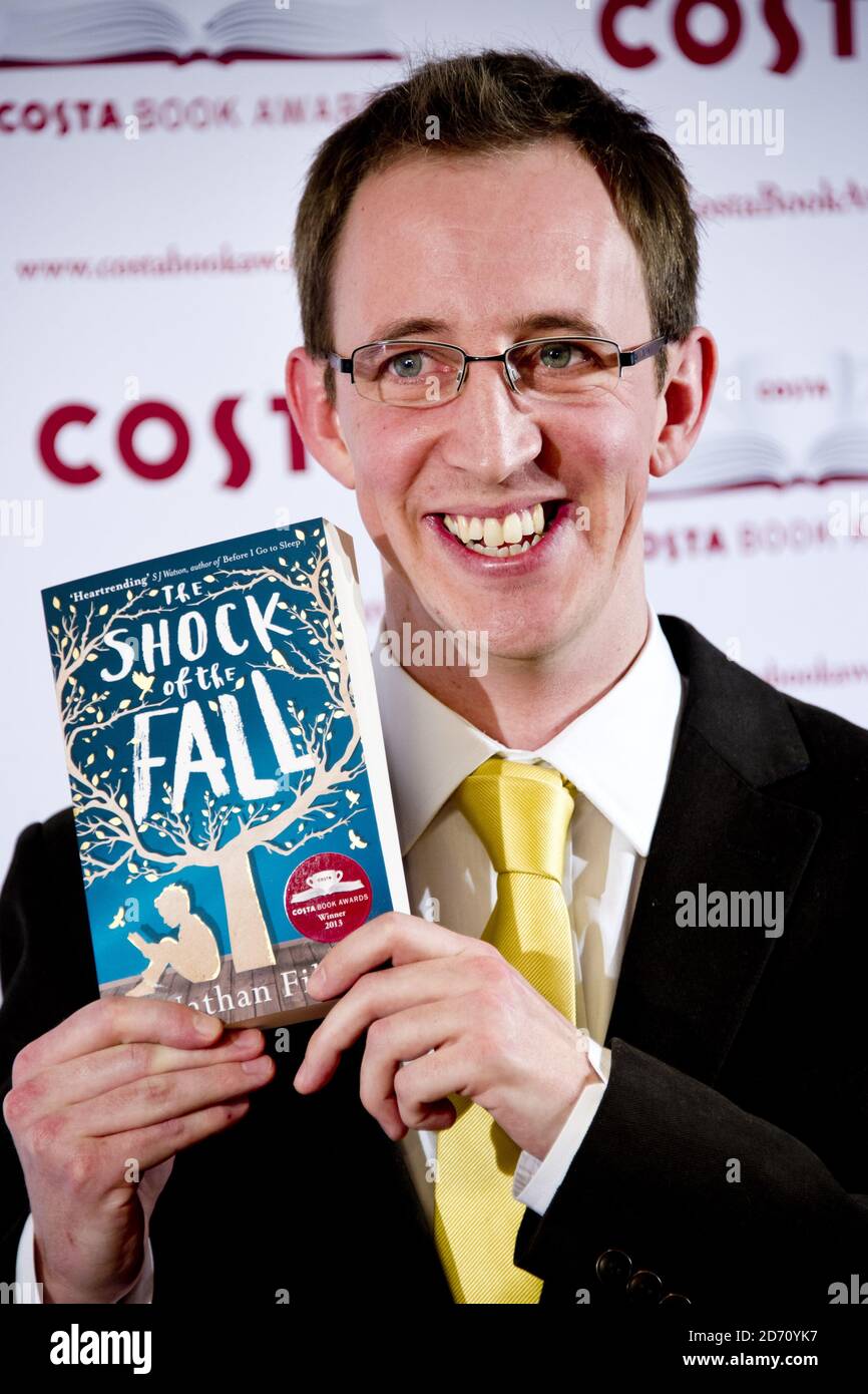 Costa First Novel Award Winner Nathan Filer pictured at the 2014 Costa ...