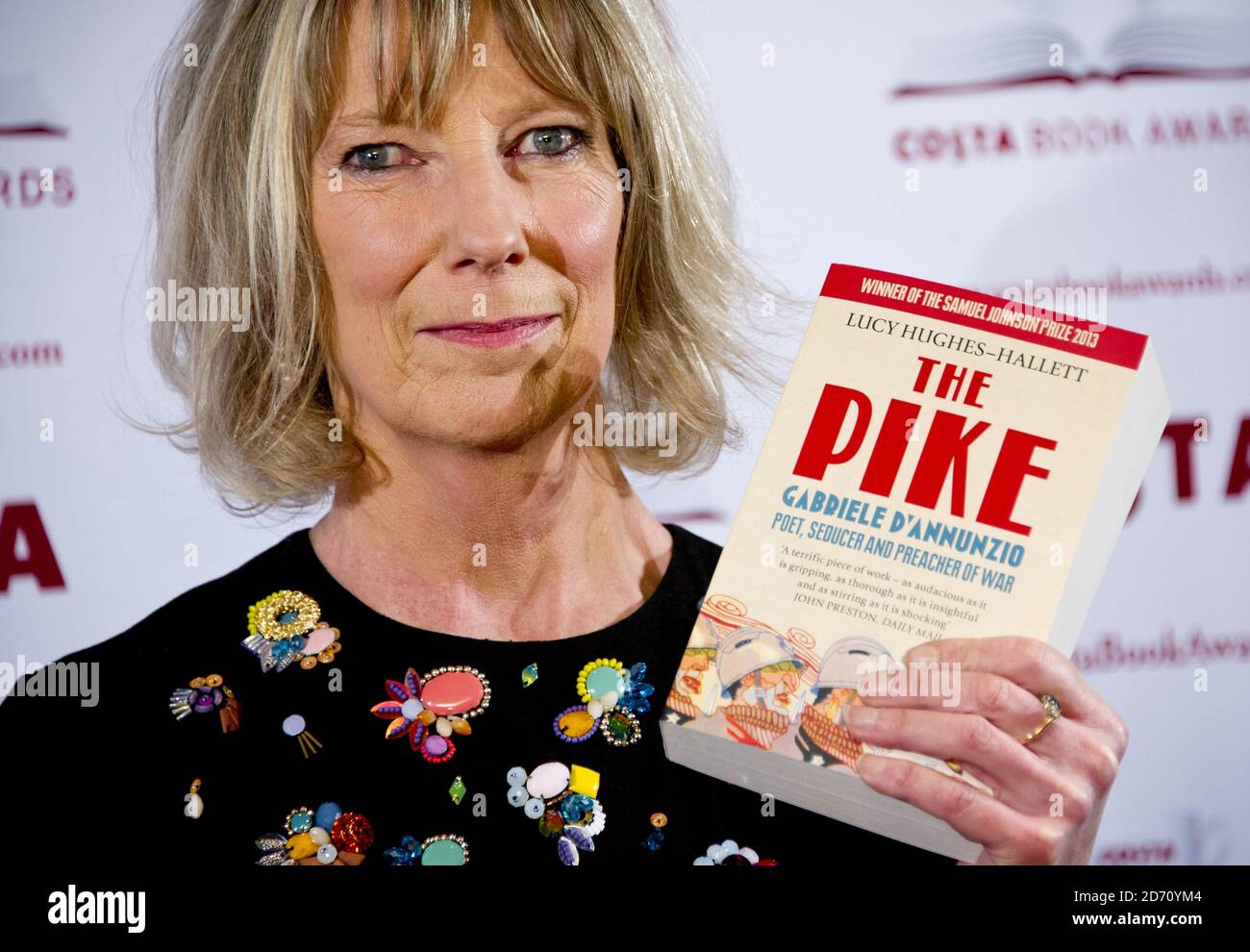Costa Biography Award Winner Lucy Hughes-Hallett pictured at the 2014 ...
