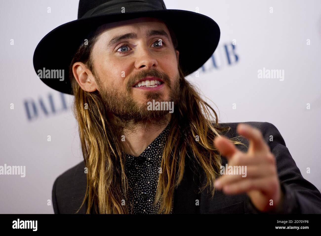 Jared Leto attending the premiere of Dallas Buyers Club, at the ...