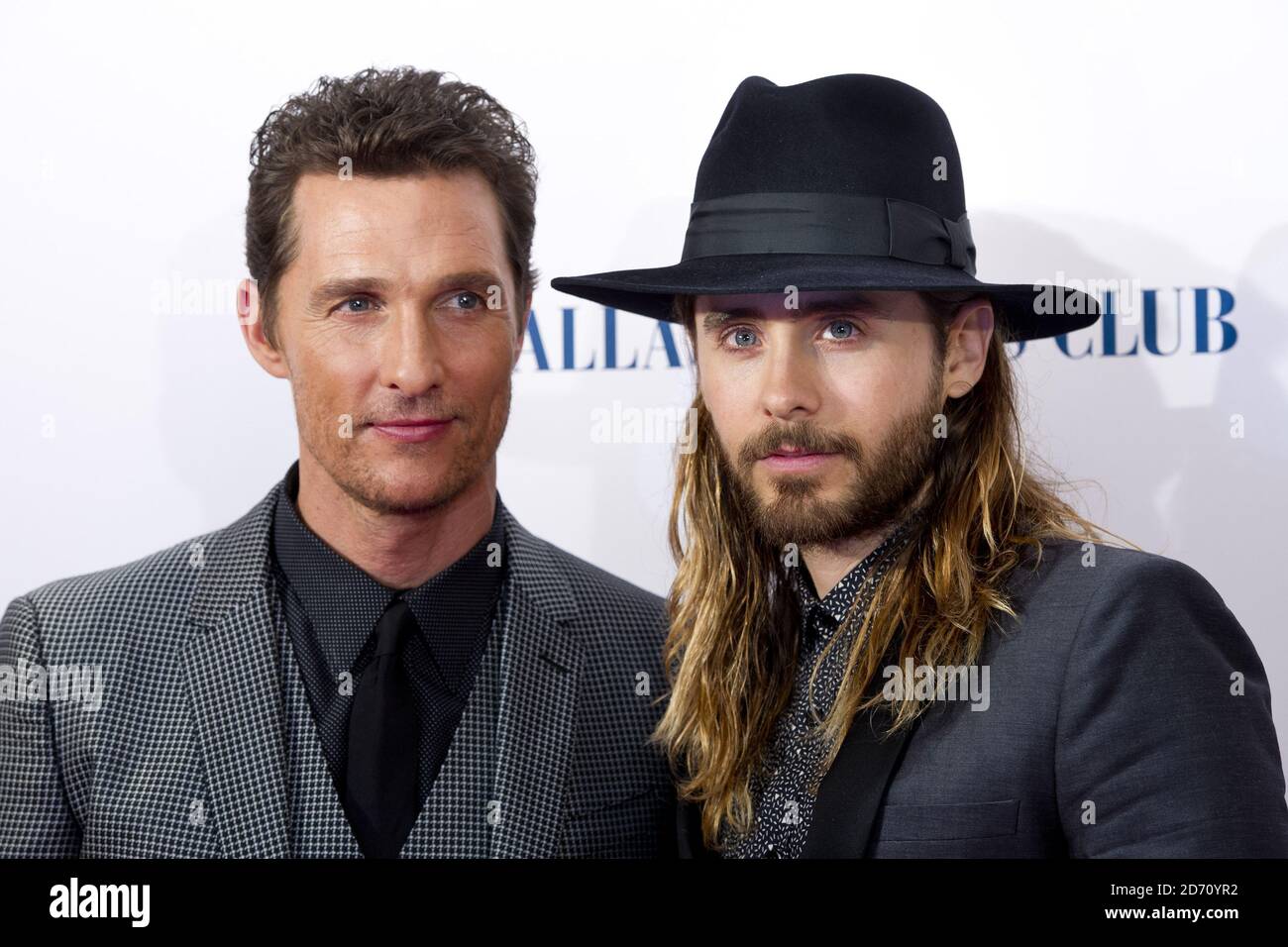 Matthew McConaughey and Jared Leto (right) attending the premiere of ...