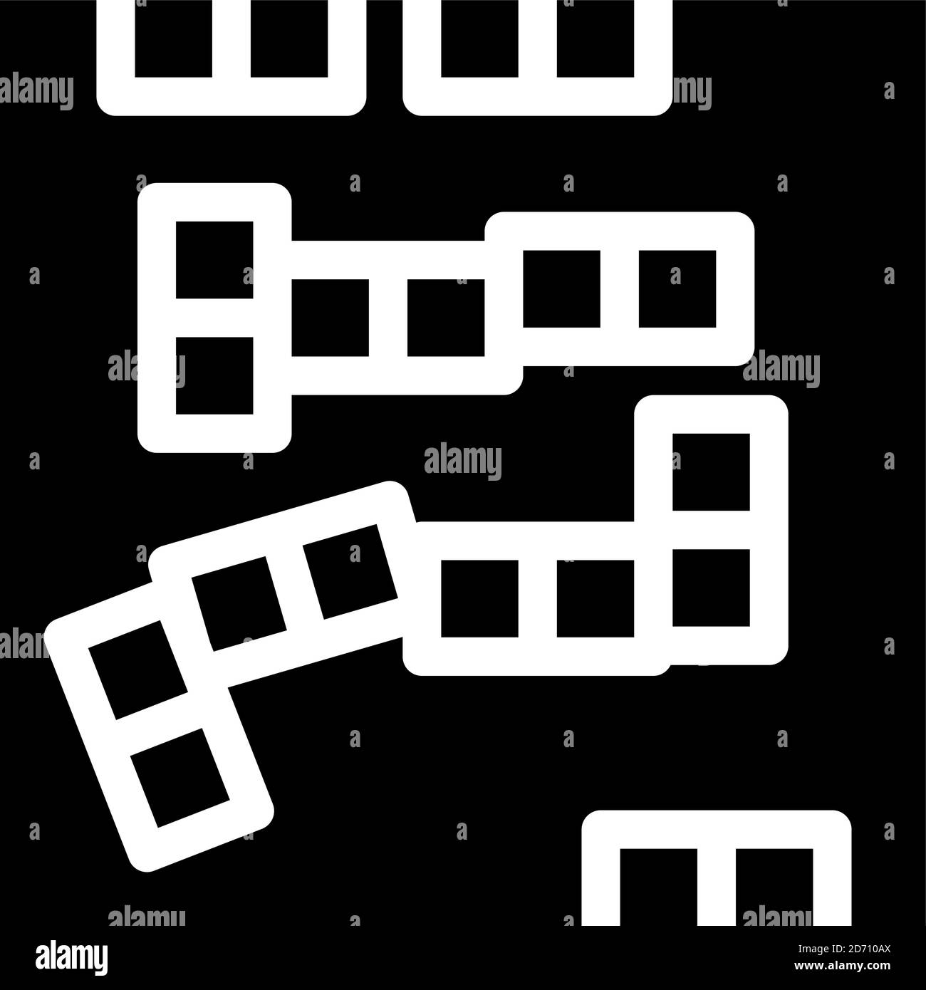 domino game glyph icon vector illustration sign Stock Vector Image ...