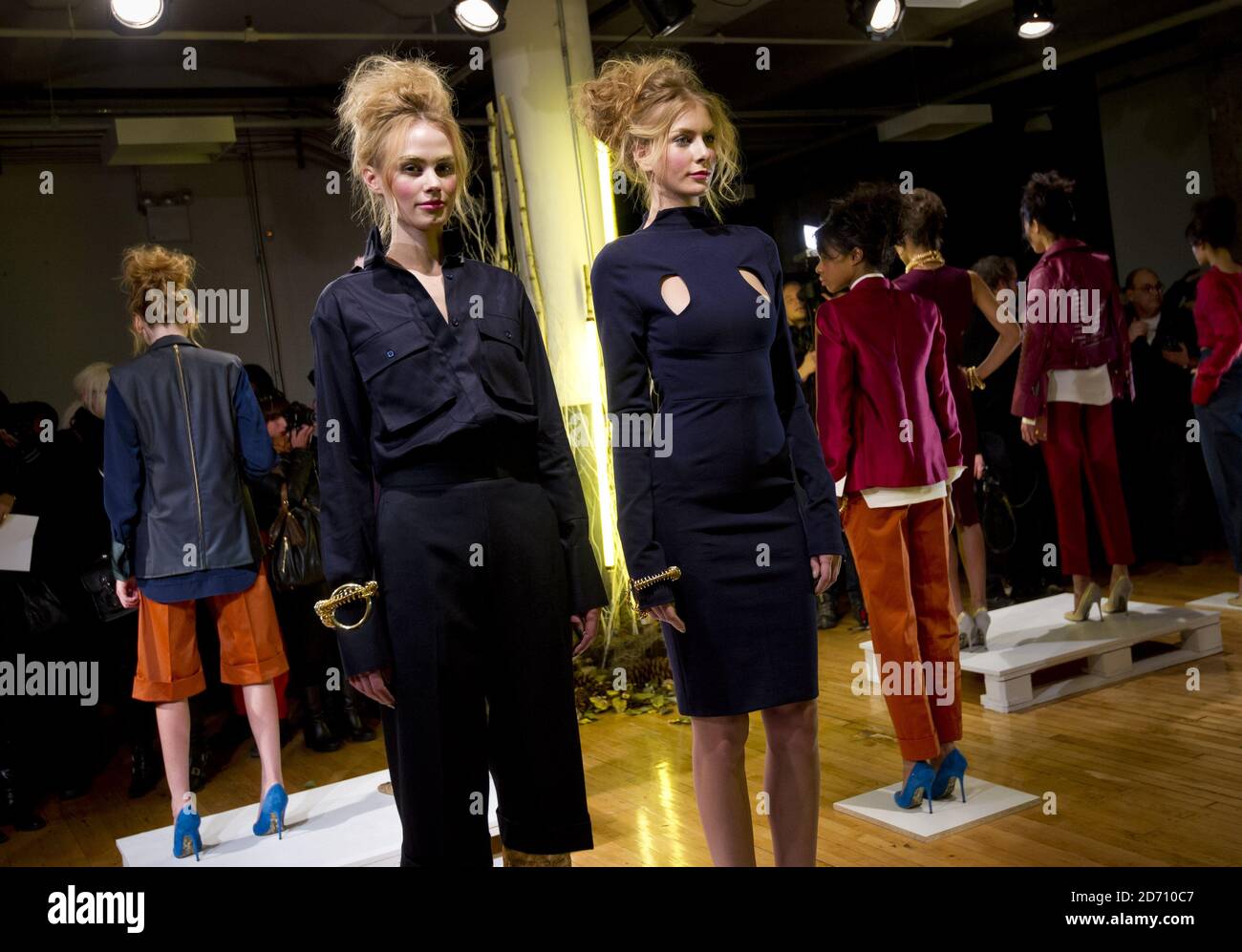 Models show new designs at the Jerome fashion show, held at the Chelsea ...
