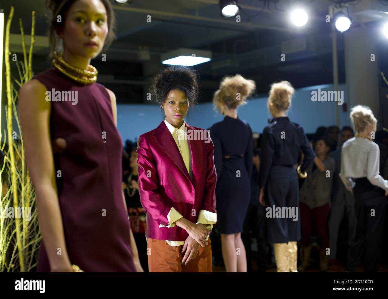 Models show new designs at the Jerome fashion show, held at the Chelsea ...