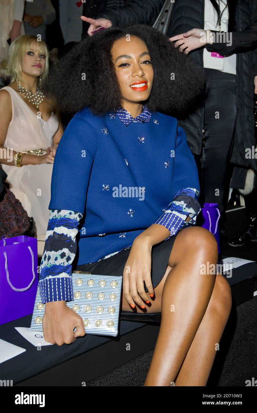 Solange Knowles attending the Noor by Noor fashion show, held at the ...