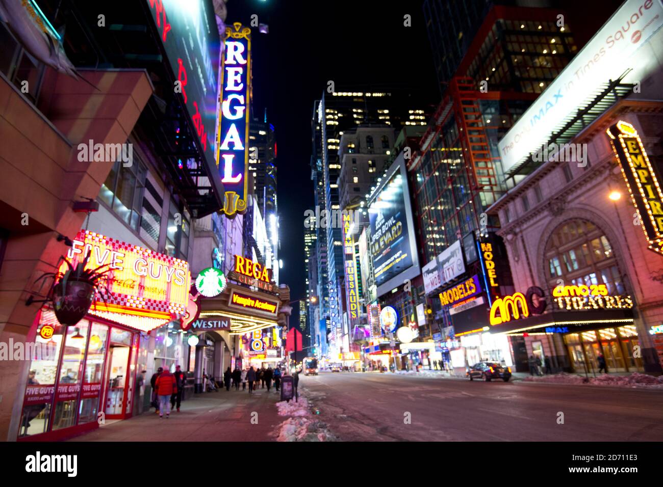 General view of Times Square in New York Stock Photo - Alamy