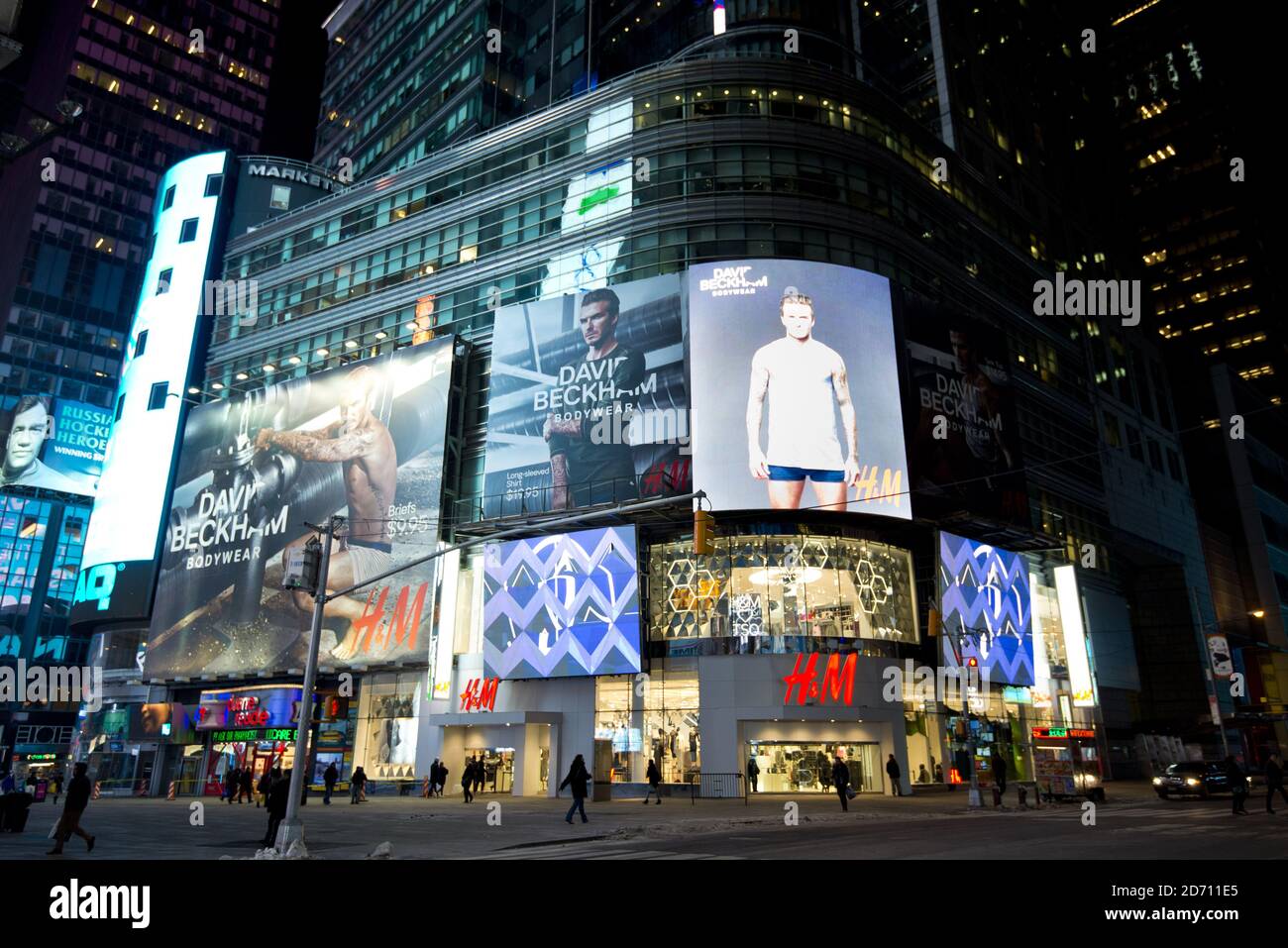 General view of Times Square in New York Stock Photo - Alamy