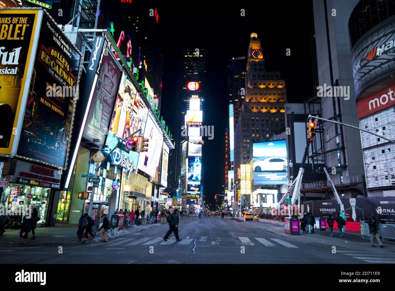General view of Times Square in New York Stock Photo - Alamy
