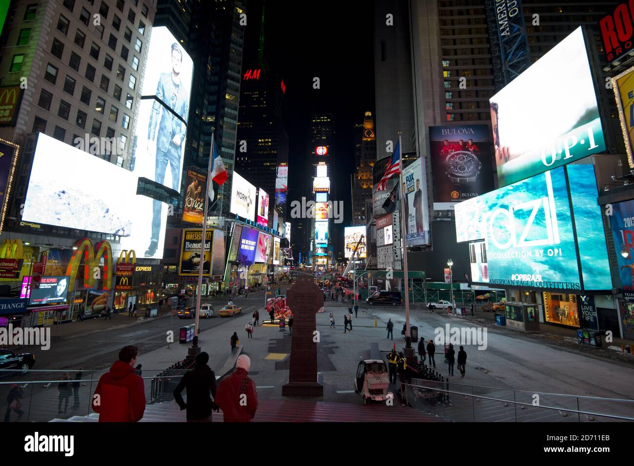 General view of Times Square in New York Stock Photo - Alamy