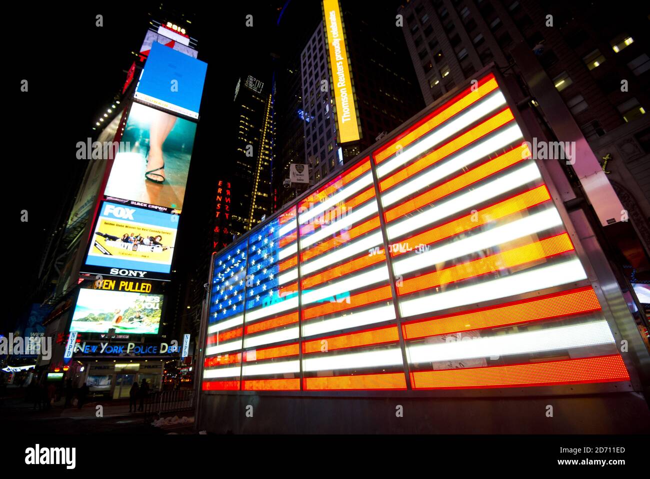 General view of Times Square in New York Stock Photo - Alamy