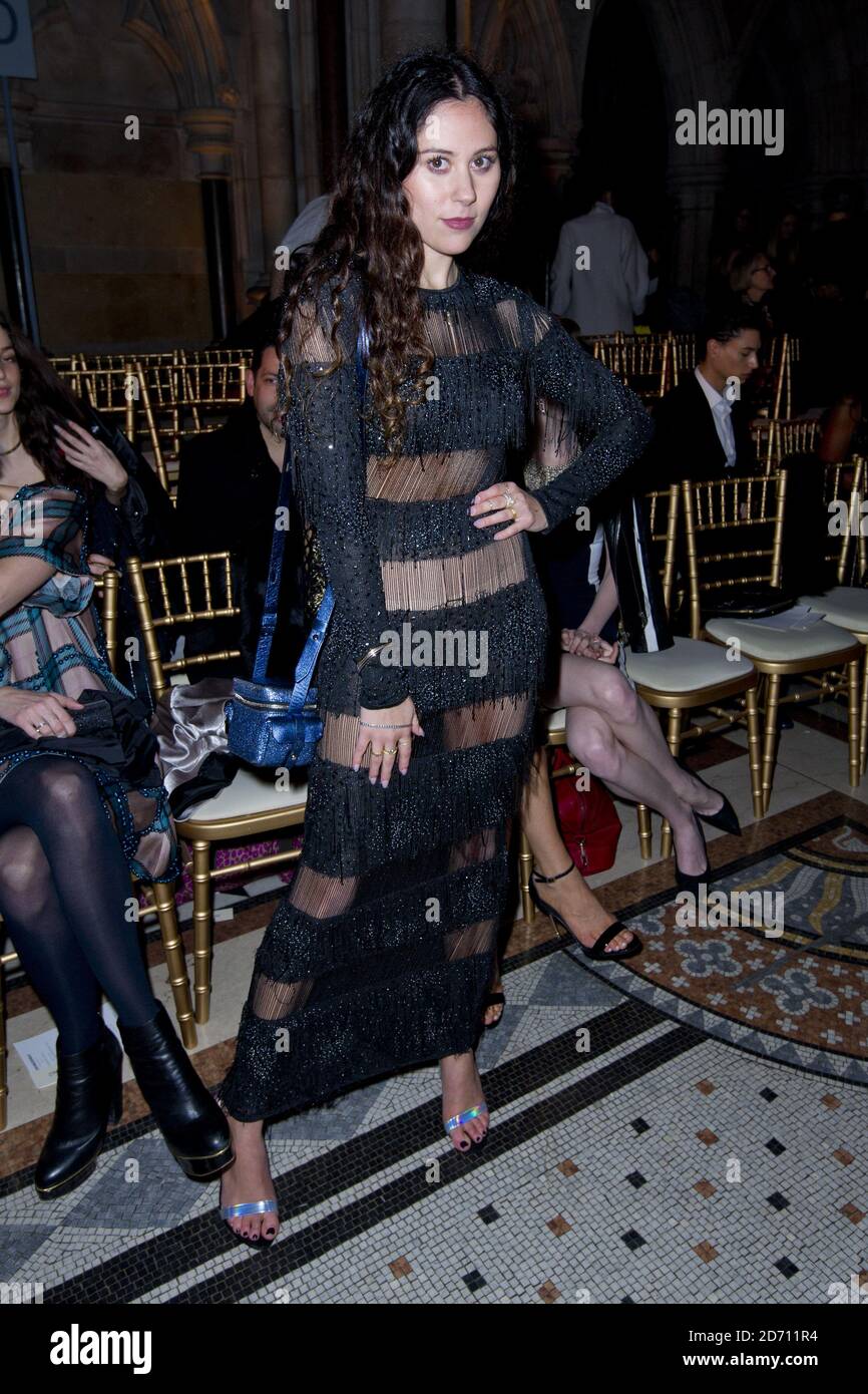 Eliza Doolittle attending the Julien Macdonald fashion show, held at ...