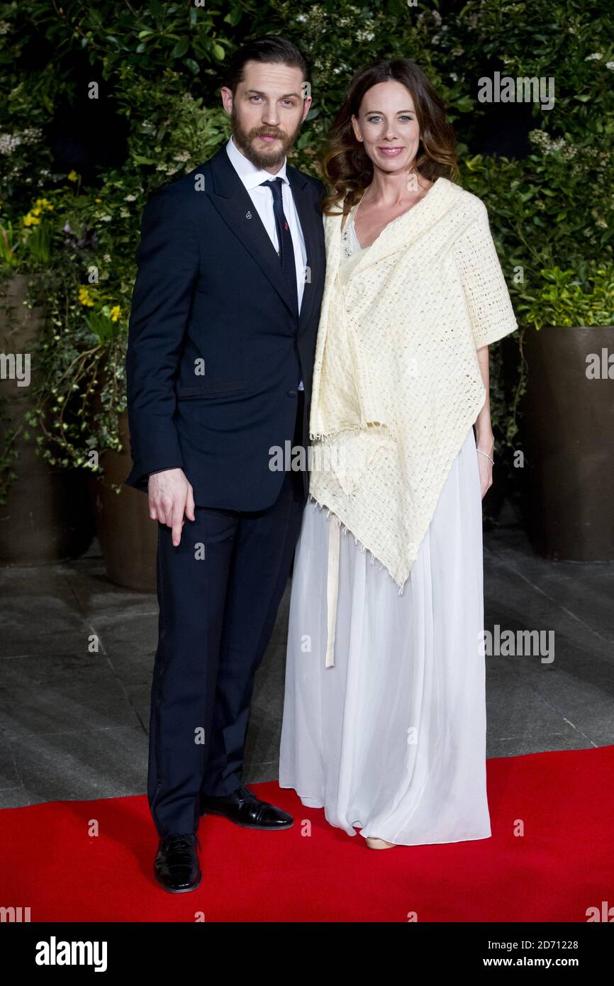 Kelly Marcel and Tom Hardy arriving at the EE British Academy Film ...