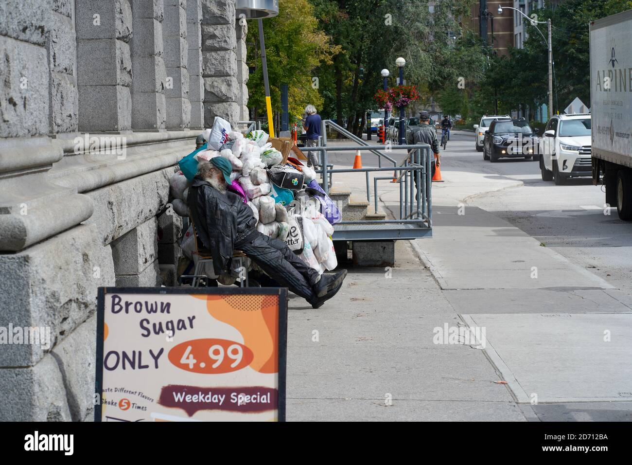 Toronto homeless man hi-res stock photography and images - Alamy