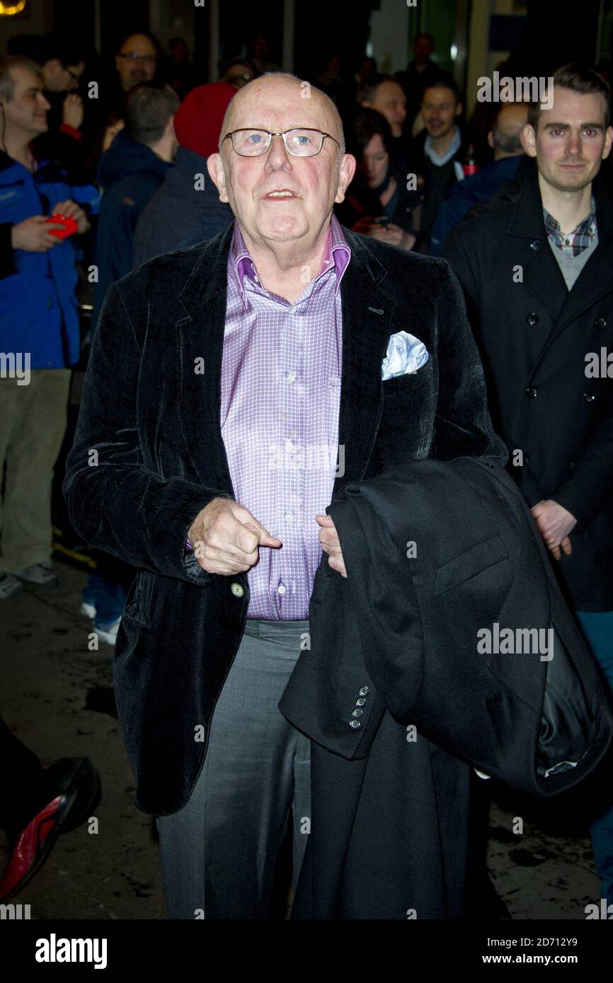 Richard Wilson attending the press night of The Full Monty, at the Noel ...
