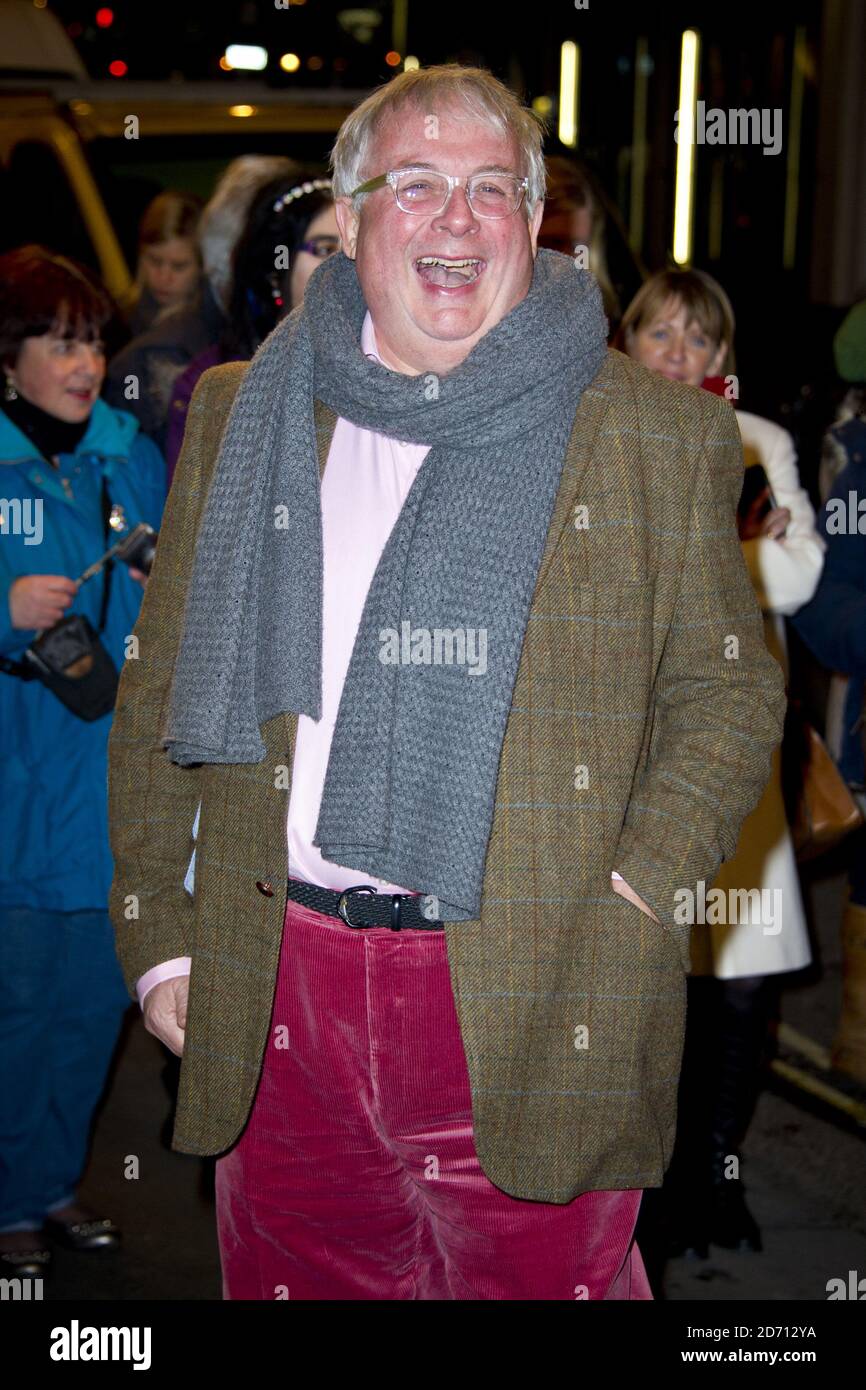 Christopher Biggins attending the press night of The Full Monty, at the ...