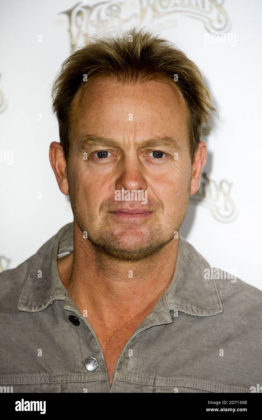 Jason Donovan attending a photocall to launch Jeff Wayne???s Musical ...