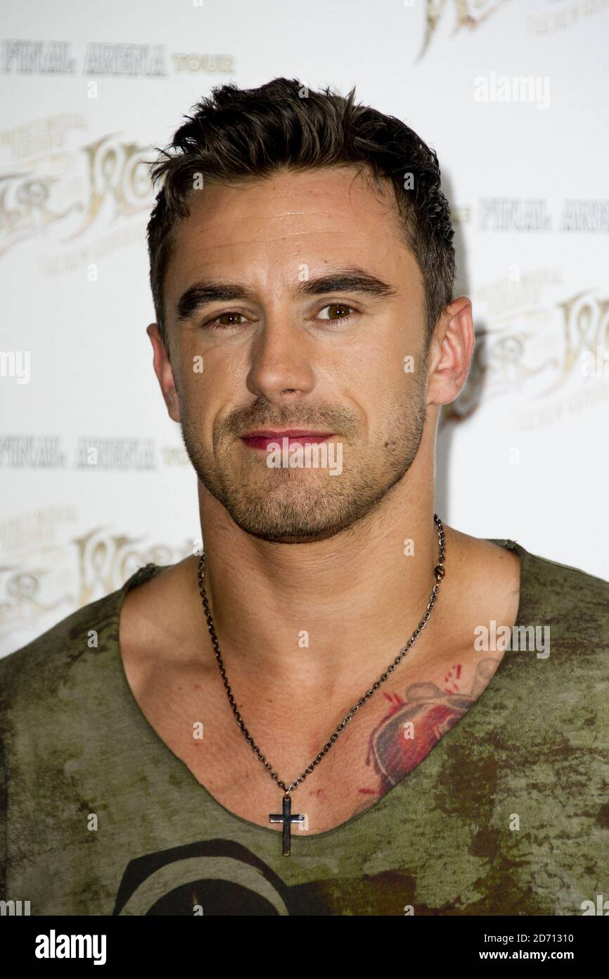 Joseph Whelan attending a photocall to launch Jeff Wayne???s Musical ...
