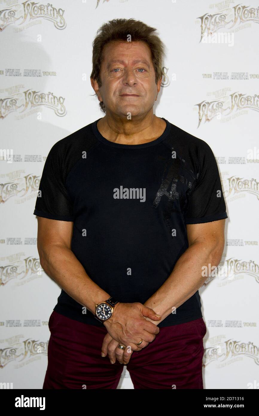 Jeff Wayne attending a photocall to launch Jeff Wayne???s Musical ...