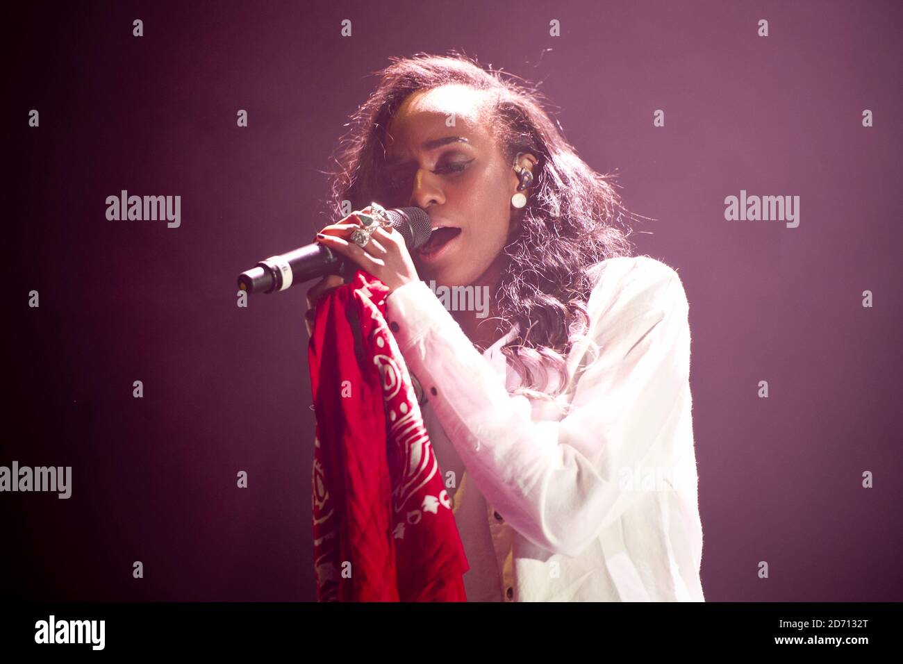 Angel Haze performing at the Alexandra Palace in north London Stock ...