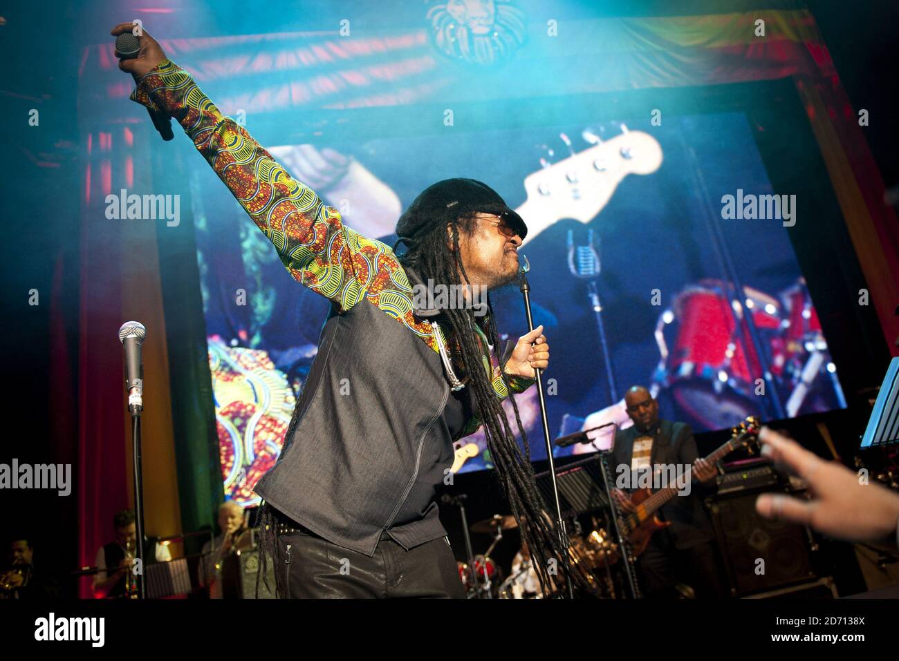 Maxi Priest performing at "A Night of Reggae" for Save the Children UK ...