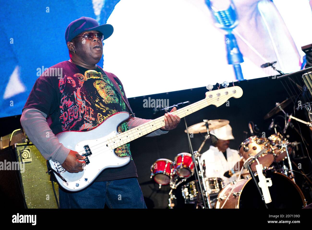 Sly Dunbar and Robbie Shakespeare performing at "A Night of Reggae" for ...