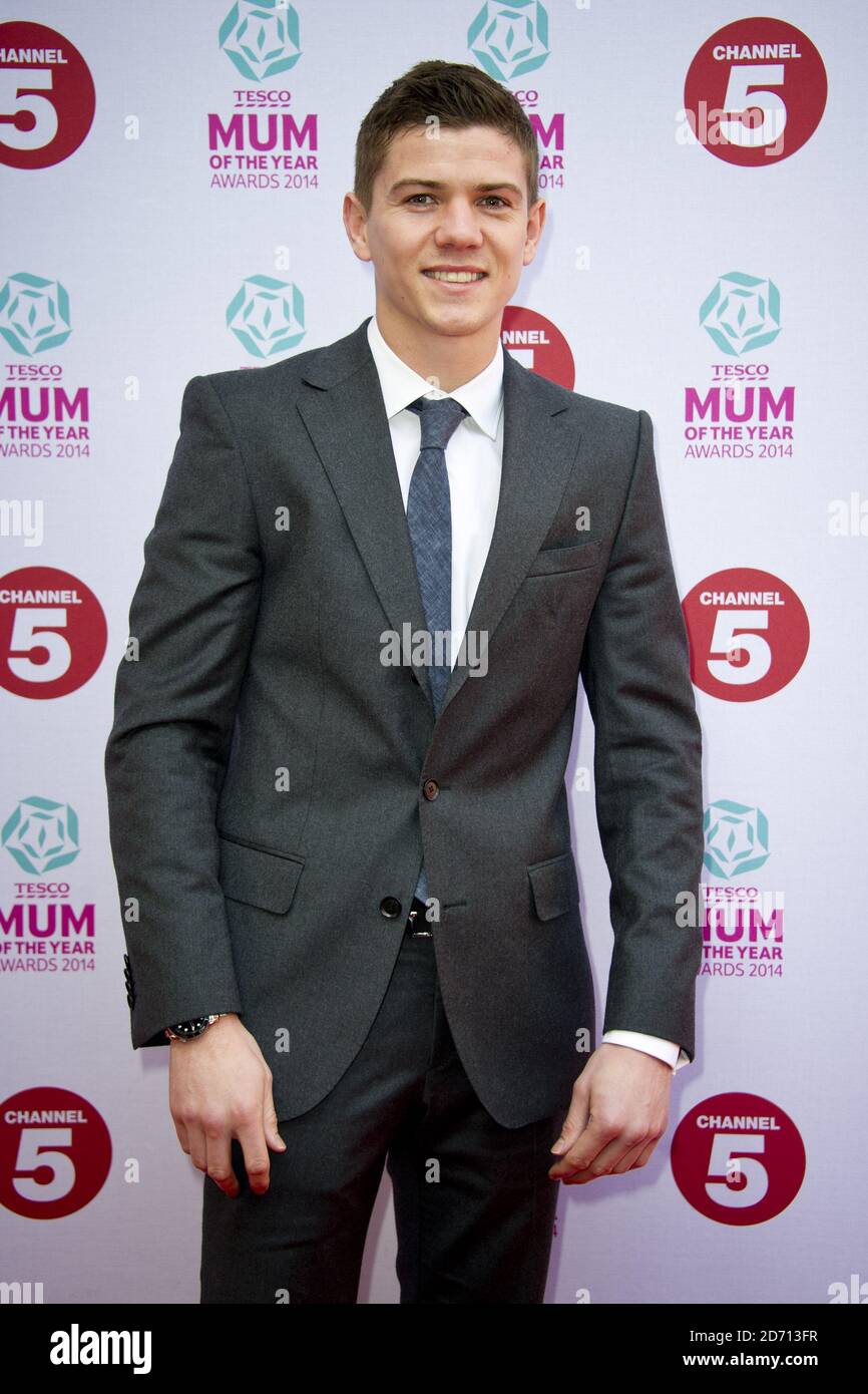 Luke Campbell attending the Tesco Mum of the Year awards, at the Savoy ...