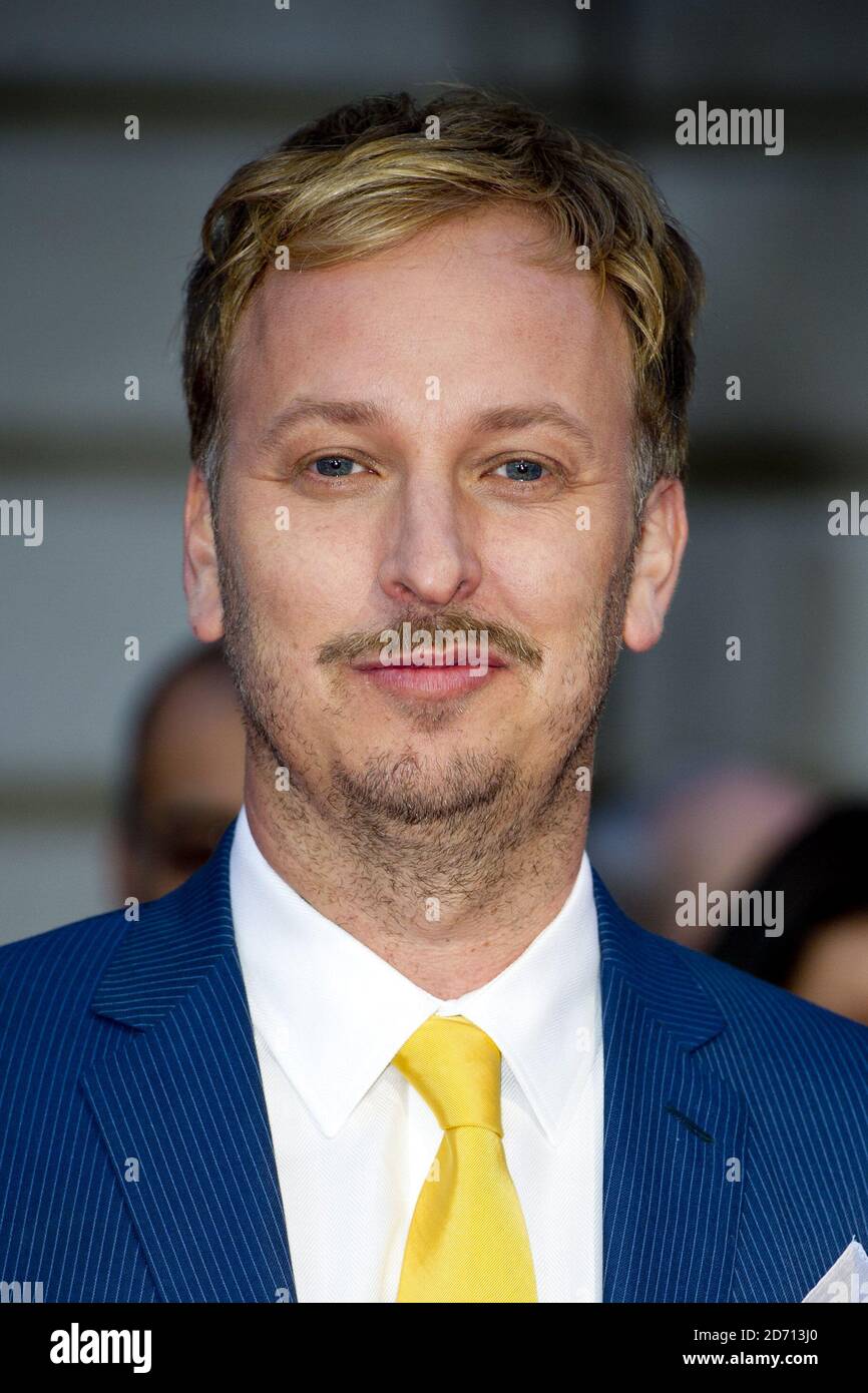 Director James Bobin arriving at the premiere of Muppets Most Wanted ...