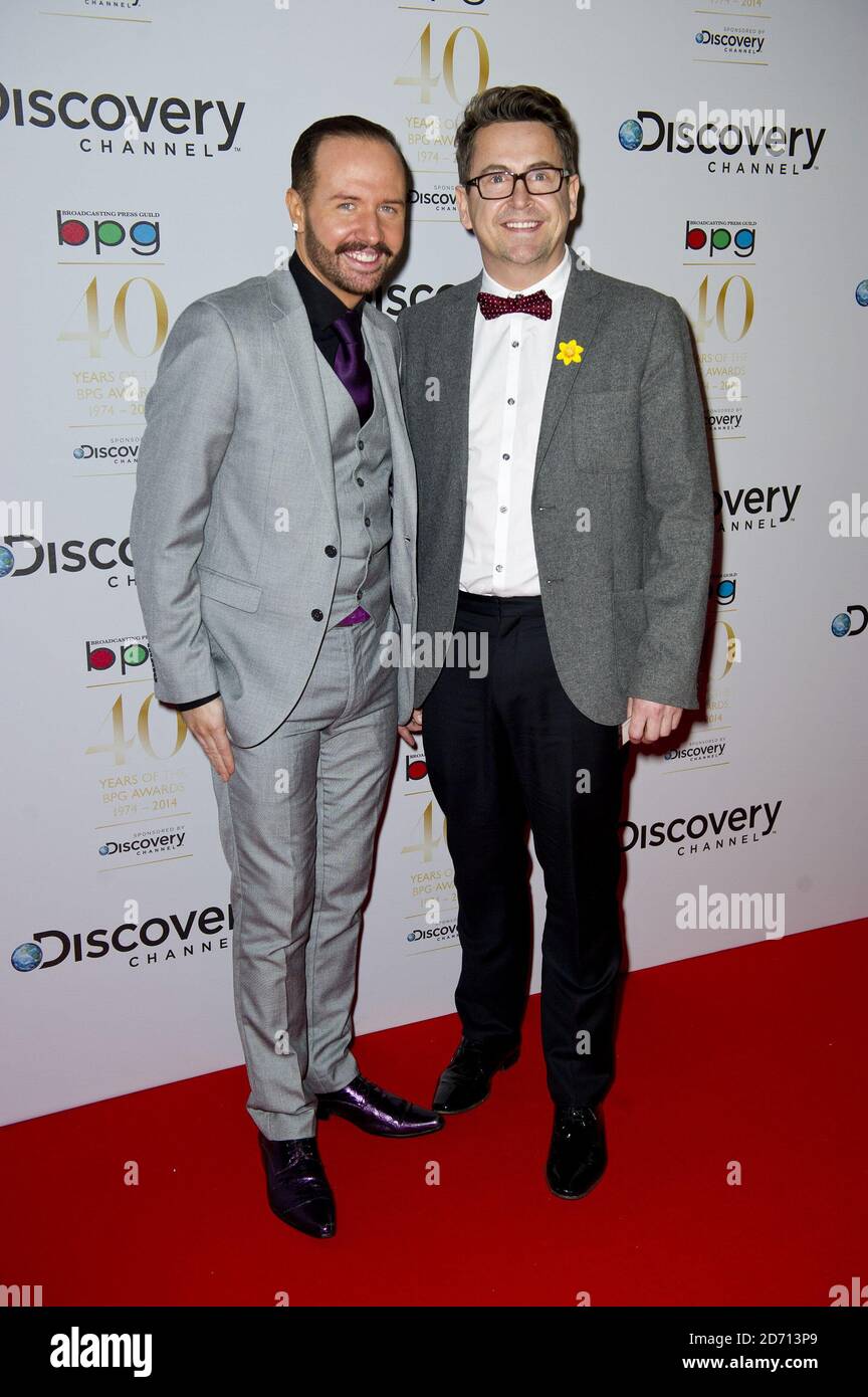 Gogglebox's Chris Steed (left) and Stephen Webb attending the ...